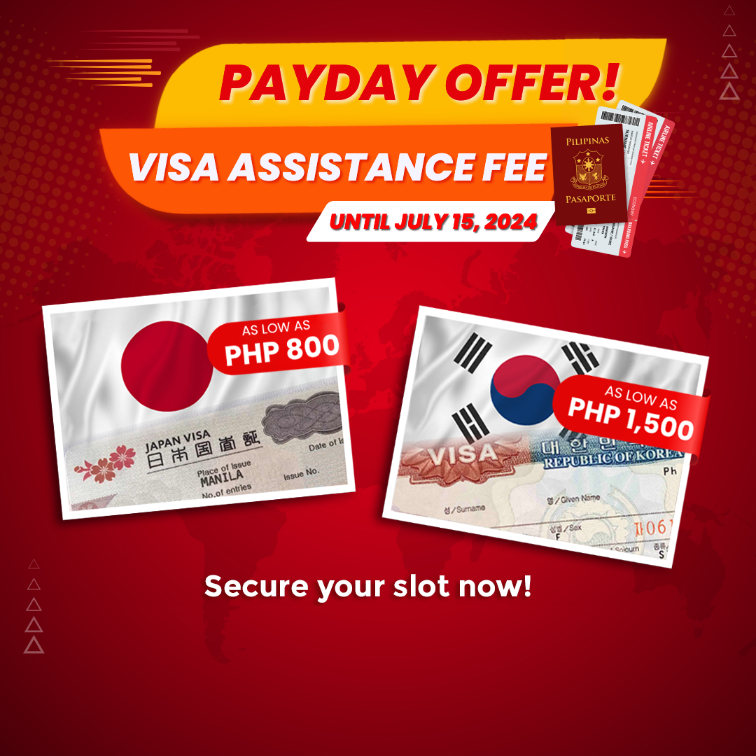 PAYDAY OFFER VISA ASSISTANCE – Amkor Travel and Tours